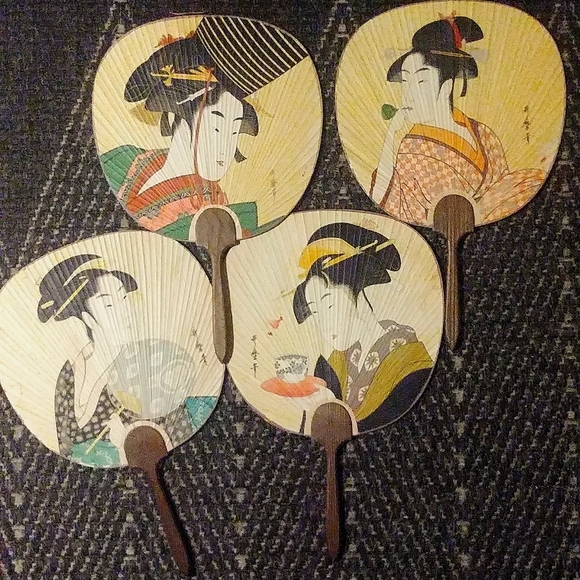 Art | Vintage Japanese Hand Fans | Poshmark